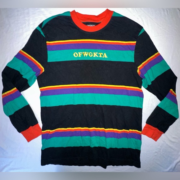 Odd Future | Shirts | Ofwgkta Striped Long Sleeveshirt Adult M Odd ...